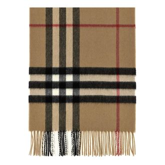 Burberry Homme, Accessoires, Beige, Taille: ONE Size Check Cashmere Scarf