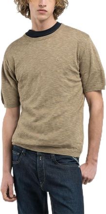 Replay Herren UK4701 Pullover, 875 Military Khaki, XX-Large