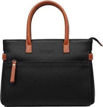 Zerimar | Sac &agrave; main en cuir v&eacute;ritable pour femme, style d&eacute;contract&eacute; | Sac bandouli&egrave;re en cuir naturel pour femme avec plusieurs compartiments | Id&eacute;al au quot