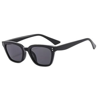 Generic Lunettes De Soleil Conduite For Hommes &Agrave; Monture Fine, For Femmes En D&eacute;placement Et Vacances(Black)