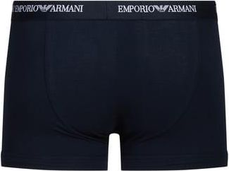 Emporio Armani Lot de trois boxers en coton m&eacute;lang&eacute;