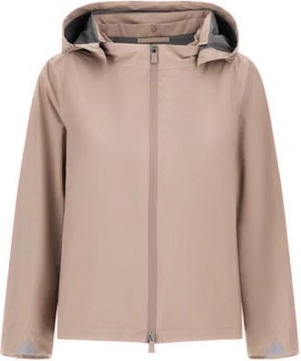 Herno Femme, Vestes, Gris, Taille: 40 FR Veste zipp&eacute;e &agrave; capuche