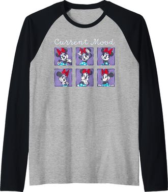 Disney Minnie Mouse Current Mood Cute Raglan