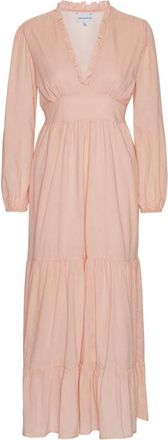 Americandreams Americandreams, Femme, Robes, Rose, Taille: 42 FR Umi Long Solid Cotton Dress