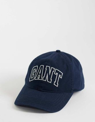 GANT College-Cap aus Baumwoll-Twill in Schwarz