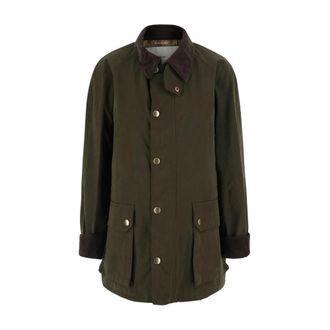 Dunst Gewachste Baumwoll-Jagdjacke - - Jackets - Herren - Gr&uuml;n - XS