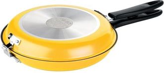 Tescoma PRESTO Doppelpfanne &oslash; 26 cm I Vielseitige 2-in-1 Bratpfanne mit Antihaftbeschichtung I Ideal f&uuml;r Omeletten, Teigtaschen & mehr I Sp&uuml;lmaschinenfest I E