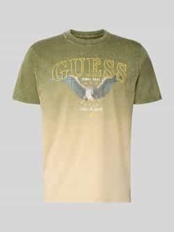Guess Regular Fit T-Shirt aus reiner Baumwolle Modell EAGLE SCOUT