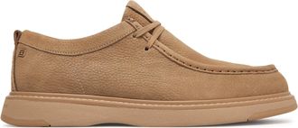 Tommy Hilfiger Halbschuhe Tommy Hilfiger Comfort Nubuck Moc Toe Shoe FM0FM05975 Beige