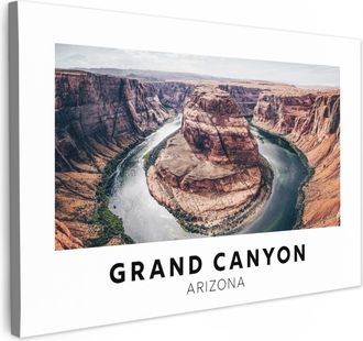 MuchoWow © Wandbilder 90x60 cm Schlafzimmer Home Deko Wohnung Bild Wohnzimmer Fotoleinwand Wand Bilder Leinwand Wall Decor Arizona - Amerika - Wasser - USA - G