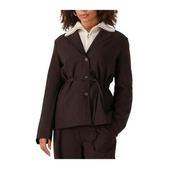 Envii Brauner Blazer f&uuml;r Stilvolle Frauen - - Jackets - Damen - Braun - S