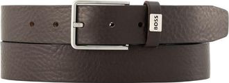 HUGO BOSS Herren G&uuml;rtel braun Glattleder