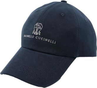 Brunello Cucinelli Brunello Cucinelli Caps & M&uuml;tzen - Hats Blue - Gr. M - in Blau - f&uuml;r Damen