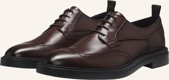 HUGO BOSS Business-Schnürschuh Calev_Derb_Ltbrfb braun