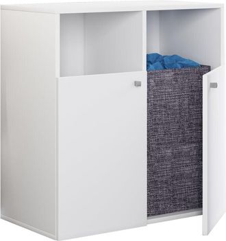ebuy24 W&auml;scheschrank W&auml;schetruhe Dreso l 2-f