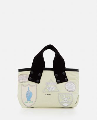 sacai Kleine Tote Bag Sacai x Marc Gonzales Mit Patch
