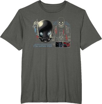 Star Wars Andor Season 2 K-2SO KX-Series Droid Readout T-Shirt