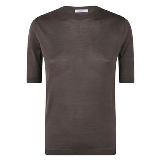 Max Mara Round-Neck Strickwaren - - Knitwear - Damen - Braun - XL