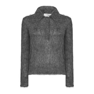 Chlo&eacute; Round-Neck Strickwaren - - Knitwear - Damen - Grau - S