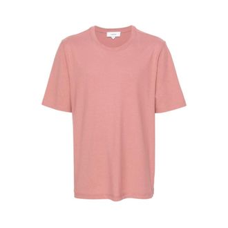 Lardini Pinkes Baumwoll-T-Shirt aus leichtem Jersey - - Tops - Herren - Rosa - M