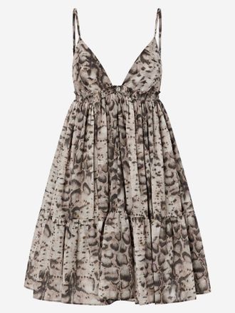 Pinko Womens Cotton Dress Multicolour