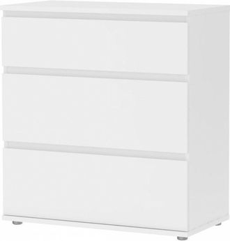 Tvilum Kommode mit 3 weißen Schubladen cm 77x40x84h