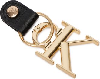 Calvin Klein Schl&uuml;sselanh&auml;nger Calvin Klein Bold Ck Carabiner Key Fobb LV04D1157G Goldfarben