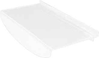 NUOBESTY 6 Stück Teiliges Transparentes Wand schuhregal aus Robustem Material Schwebendes Design zur Platzsparenden Schuhpräsentation für Ladengeschäfte und Zu