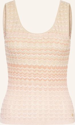 Guess Stricktop Rosalyn Mit Glitzergarn beige