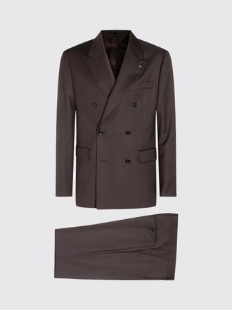Lardini Costume crois&eacute; formel en pure laine vierge avec revers classique