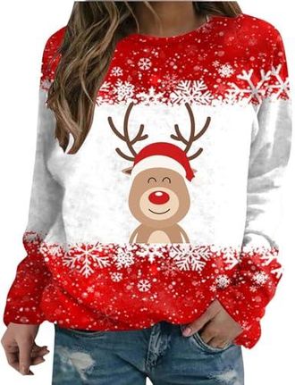 Generic Pull Noel Femme,Ugly Pull Noel Rigolo Femme Hiver,Drole Pull de Noel Femmes,Pull Moche de Noel,Pull Noel Famille Assortis,Pull Noel Famille,Noel Sweat