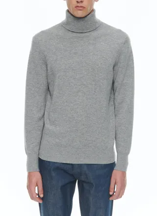 Fursac Pull col roul&eacute; en laine et cachemire - Taille XXL - Homme