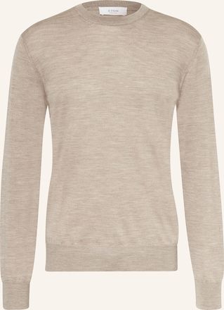 Eton Pullover Aus Merinowolle beige