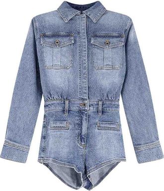Self Portrait Veste Casual - Bleu