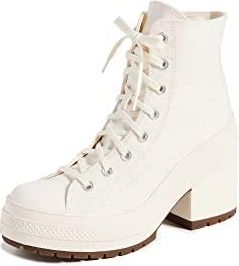 Converse Chuck 70 De Luxe Baskets &agrave; Talon Unisexe pour Adulte, Aigrette/Noir, 6.5 Women/4.5 Men