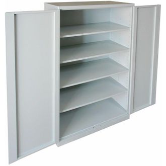 Dema Werkzeugschrank Werkstattschrank Metallschrank XXL Schrank 2-t&uuml;rig 110x192x58 cm