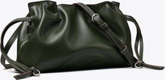 Tory Burch Ella Pouch aus recyceltem Material mit Kordelzug