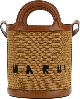 Marni Femme, Sacs, Brun, Taille: ONE Size Sac Tropicalia Bucket