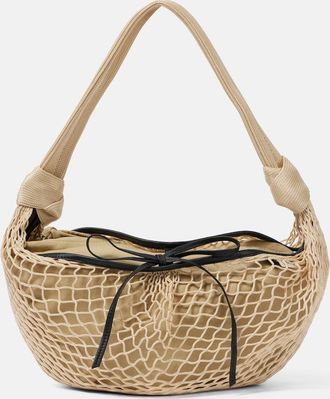 Christophe Lemaire X Filt Tote Croissant mit Leder