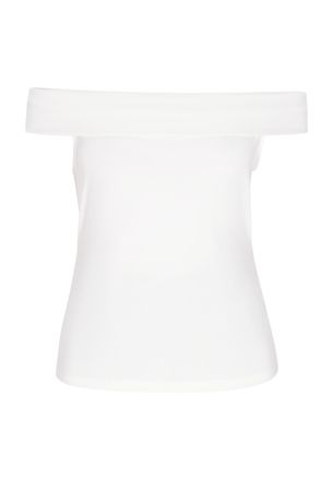 Faina Bluse Frauen Wei&szlig;