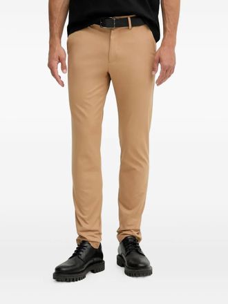 BOSS pantalon en coton stretch - Tons neutres