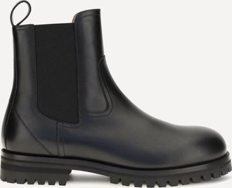 Loro Piana Kent leather ankle Boots Male 45