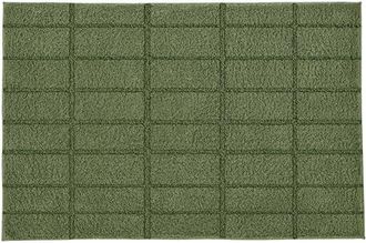 Kleine Wolke Badteppich Tiles, 70x120 cm, Forest