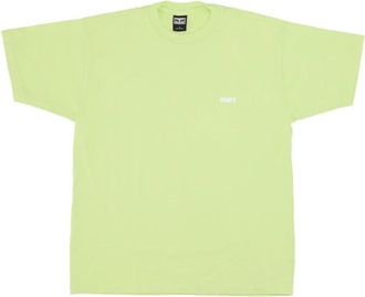 Obey Kraftiges Heavyweight Tee Herren T-Shirt - - Tops - Herren - Gr&uuml;n - S
