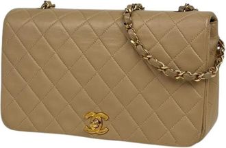 Chanel Pre-owned Sac bandouli&egrave;re Matelass&eacute; - Femme - Pre-owned - Beige - Taille: ONE Size