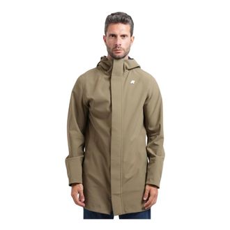K-Way Marlyn Bonded Jacket - - Jackets - Herren - Gr&uuml;n - XL