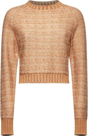 Silvian Heach Femme, Pulls, Rose, Taille: 42 FR Maglia a costine effetto rame