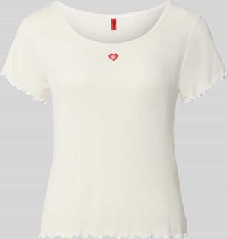 HUGO BOSS Regular Fit Pyjama-T-Shirt aus Modal-Mix Modell HUGO HEART