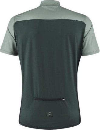 LOEFFLER T-Shirt Fahrrad-Shirt Bike Sparta (Half-Zip, elastisch, schnelltrocknend) gr&uuml;n