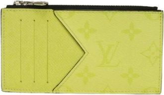 Louis Vuitton Porte-cartes doccasion - Homme - Pre-owned - Jaune - Taille: ONE Size